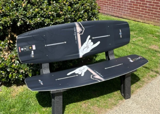 Wake Board Bench, Customize your Recycled Wake Board Bench – Skichair.com